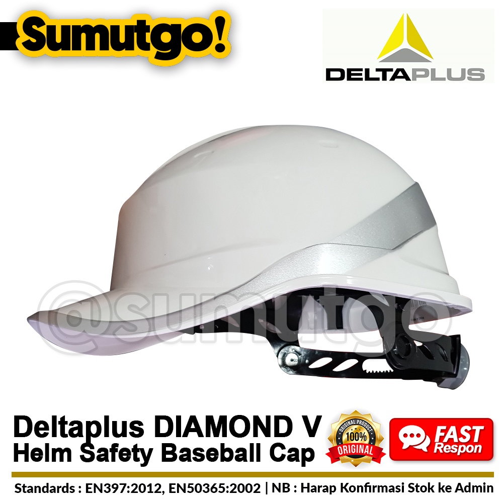 Jual Helm Proyek Deltaplus Venitex Diamond V Putih / Safety Helmet ...