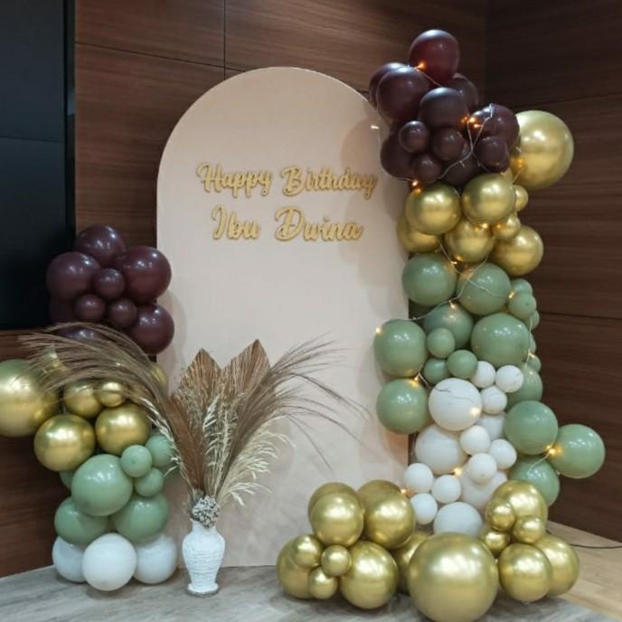 Jual Backdrop Jasa Dekorasi Balon Backdrop Styrofoam Ulang Tahun Aqiqah ...