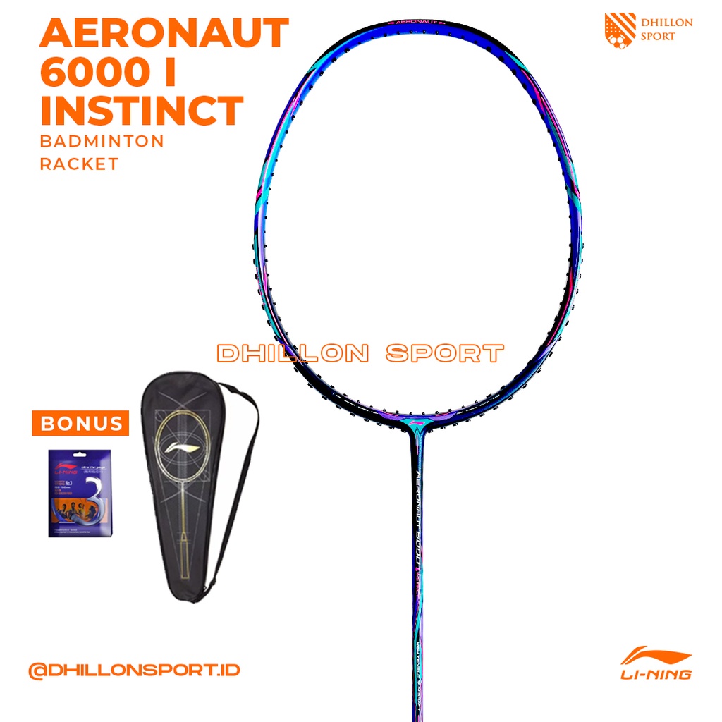 Jual Raket Badminton Li-Ning AERONAUT 6000 I INSTINCT ORIGINAL / AERO ...