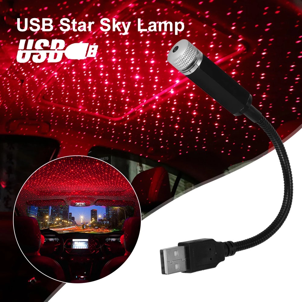 Jual Star Decoration USB Star Sky Lamp Lampu Bintang Atap Mobil ...
