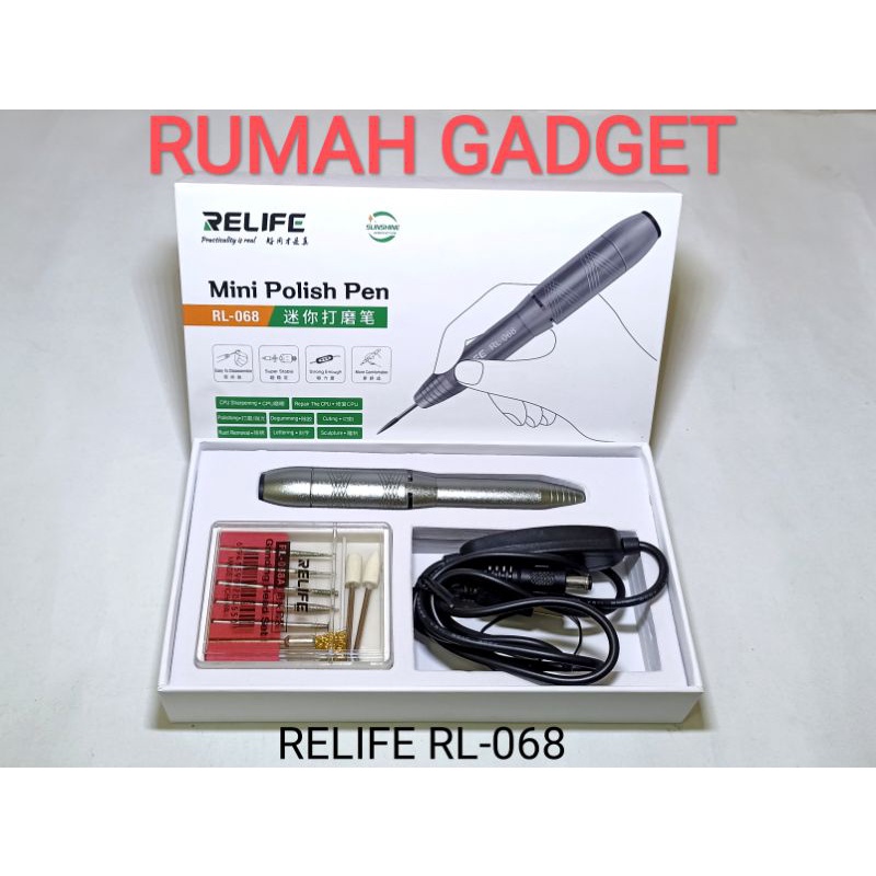 Jual GRINDER MINI GRINDA MINI POLISH PEN RELIFE RL-068/RL-068C ALAT SERVIS | Shopee Indonesia