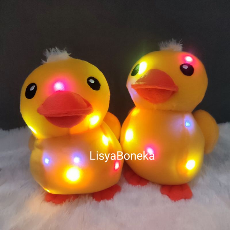 Jual Boneka bebek kuning LED ukuran 35cm berkualitas SNI | Shopee Indonesia