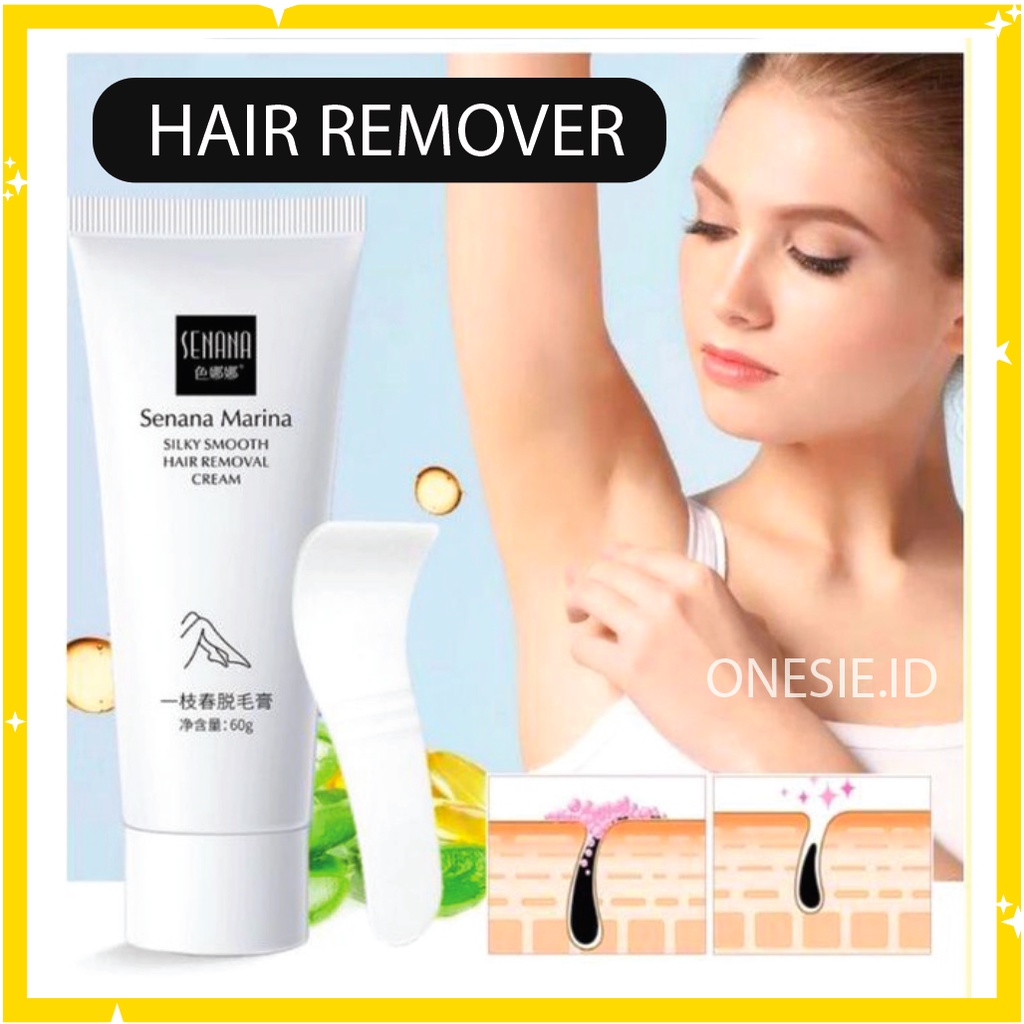 Jual SENANA Cream Penghilang Bulu Rambut Hair Remover Kaki Ketiak ...