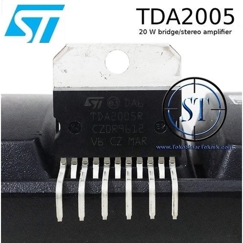 Jual TDA 2005 Genuine ( 20 Stereo IC Amplifier ) ST Asli Kualitas Bagus IC TDA2005 | Shopee ...