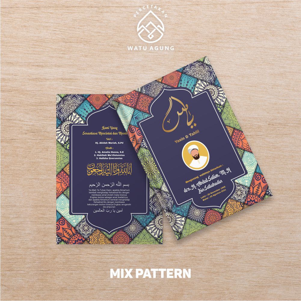 Jual Buku Yasin Softcover Desain Terbaru Floral Kekinian! Gratis Desain ...