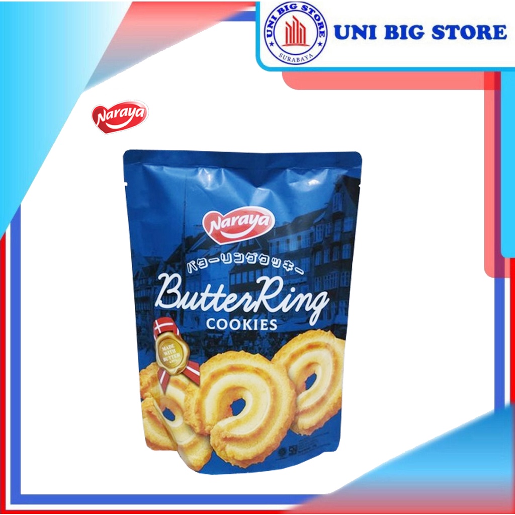 Jual Naraya Butter Ring Cookies 150 gr Kukis Mentega | Shopee Indonesia