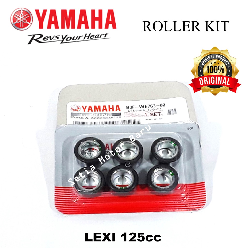 Jual Roller Roler Weight Kit LEXI 125cc 2018-2022 Asli Original Yamaha ...