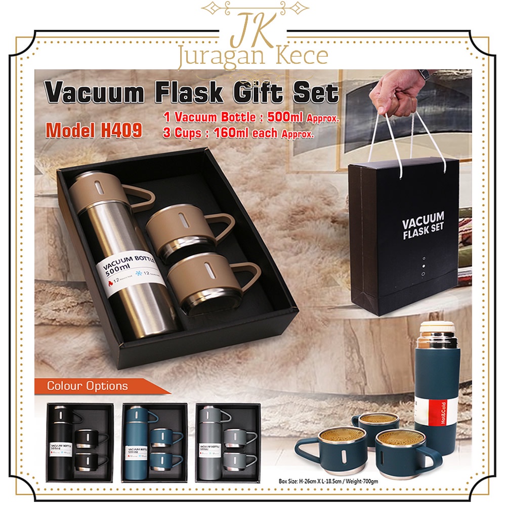 Jual Termos Sultan Vacuum Flask Set Thermos Set 3in1 SUS304 Stainless ...