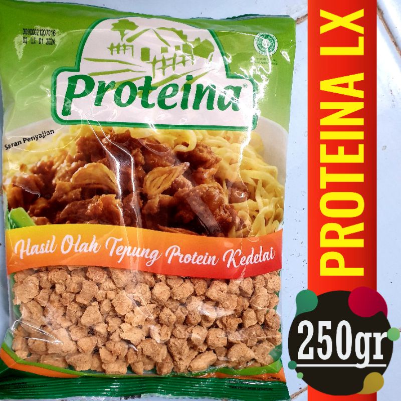 Jual Proteina LX 250gr 250 gr Daging Nabati / Vegetarian Campuran Mie ...