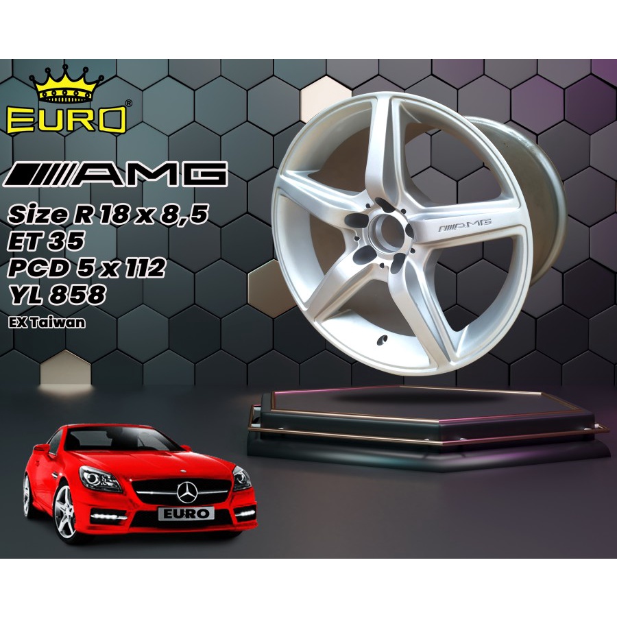 Jual velg mobil Rep. AMG R18x8,5 ET 35 utk Mercedes W204, W212, [ 1 PCS ...