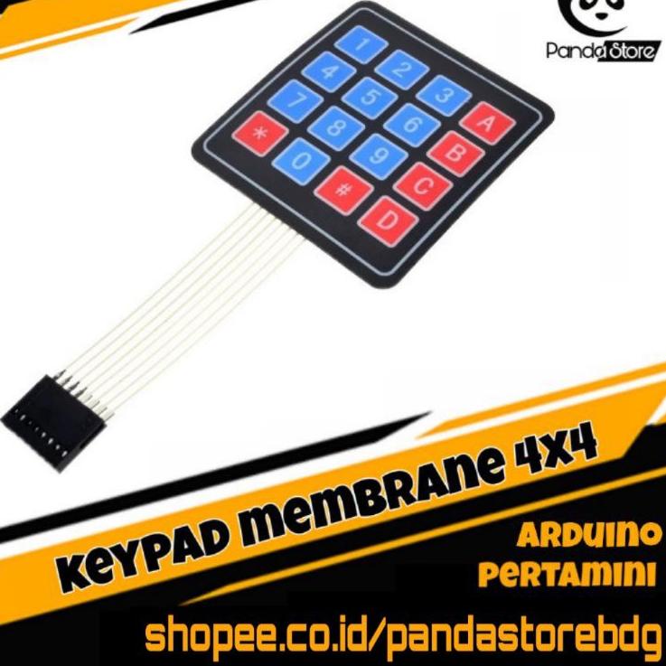 Jual Pro Hemat Keypad Membran 4x4 Matrix Arduino 4 X 4 Input Keypad