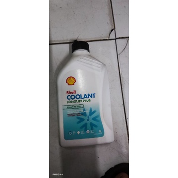 Jual air radiator coolant shell longlife plus rtu 1 liter hijau ...