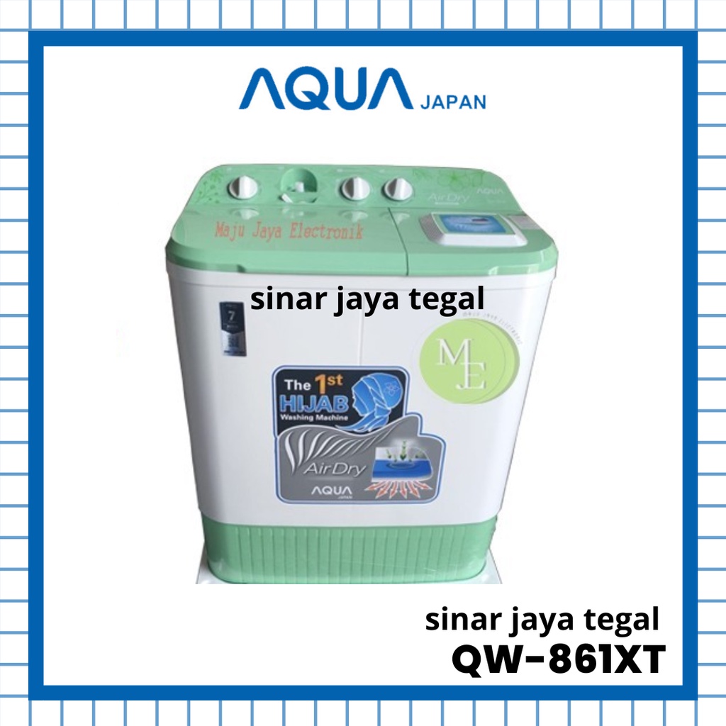 Jual MESIN CUCI AQUA QW-861XT 2 TABUNG 8 KG | Shopee Indonesia