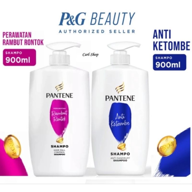 Jual Pantene Hairfall Shampoo 900ml- botol besar | Shopee Indonesia