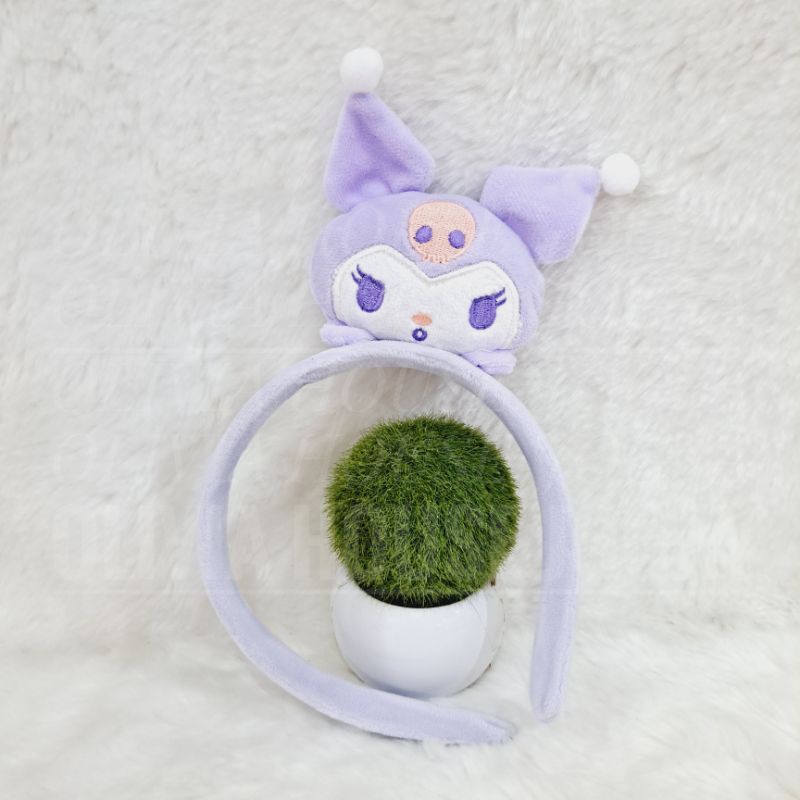 Jual Bando Kuromi Ungu Kepala Tangan Bando Boneka Kuromi Ungu Bando ...