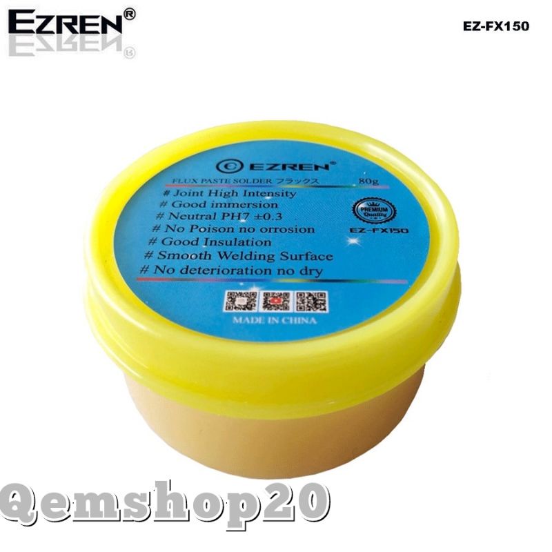 Jual ERZEN EZ-FX150 FLUX PASTE MINYAK SOLDER 80 GRAM | Shopee Indonesia