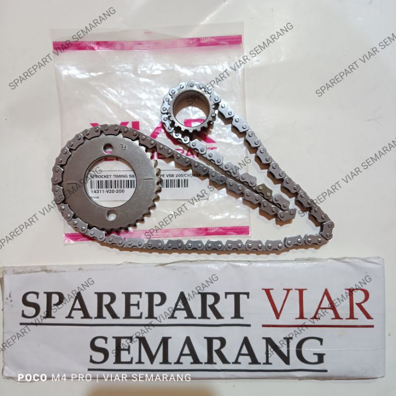 Jual kamprat viar Rantai timing 102L cross x VSR / Gigi timing atas ...
