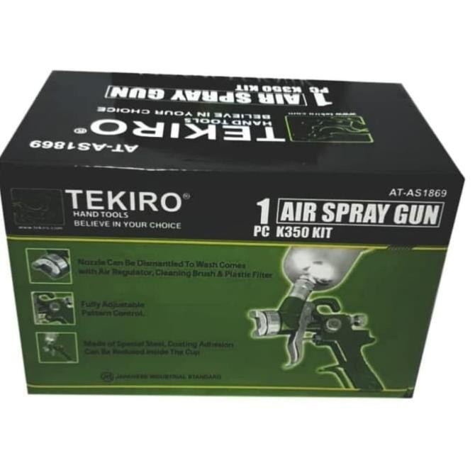 Jual SPRAY GUN TEKIRO K350 KIT SEMPROTAN CAT TEKIRO K 350 KIT | Shopee ...