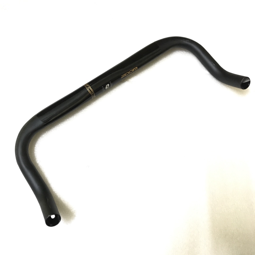 Jual Stang Handlebar Zoom Bullhorn Bull Horn Alloy Black Handle Bar ...