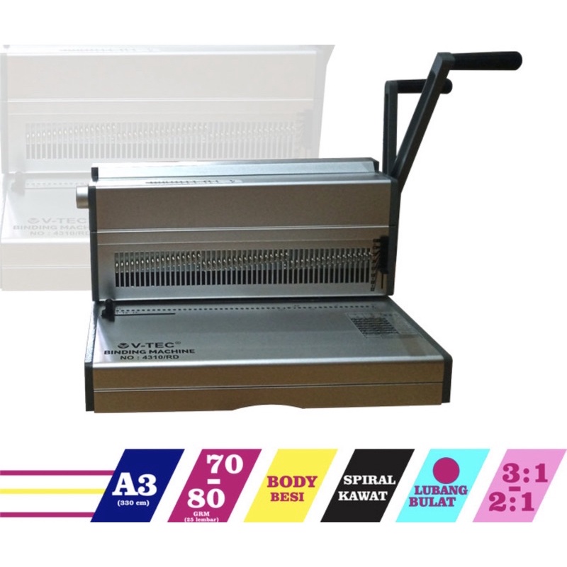 Jual Mesin Jilid Binding A3 VTEC4310 | Shopee Indonesia