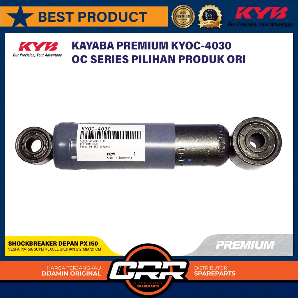 Jual Shockbreaker Sok Depan Sokbreker Kayaba VESPA Super Tipe 4030 Ukuran 21 CM 212 MM KYB ...