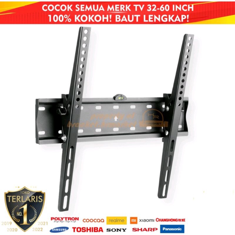 Jual BRACKET TV LED/LCD 32-42 INCH TEBAL | Shopee Indonesia