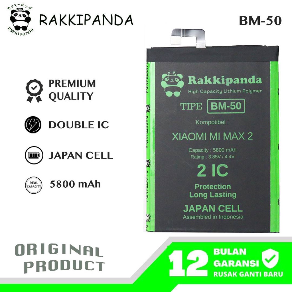 Jual RakkiPanda - BM50 Mi Max 2 Batre Batrai Baterai | Shopee Indonesia