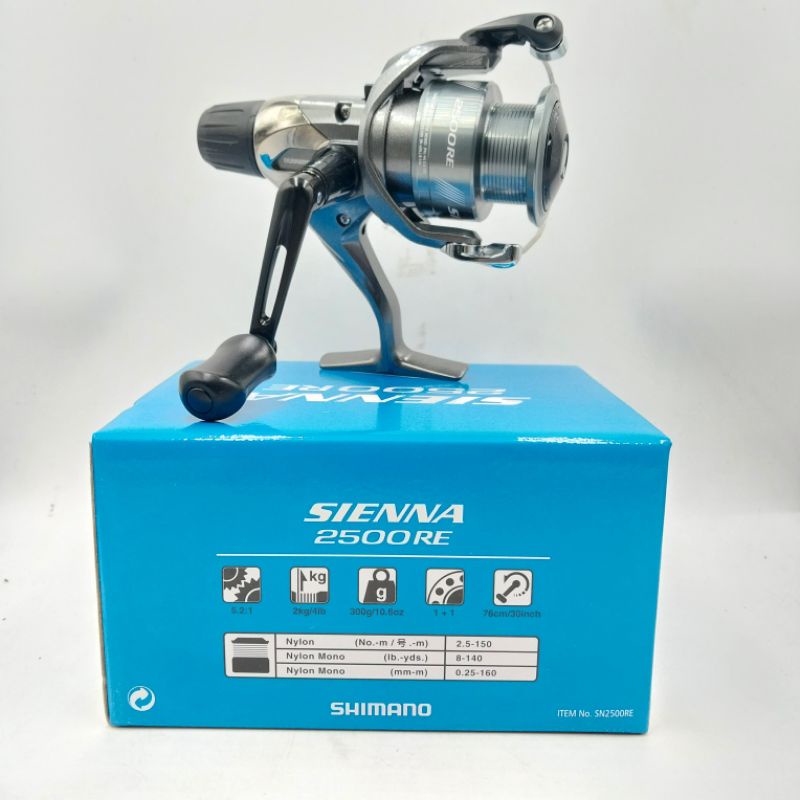 Jual Reel Katrol Pancing Shimano Sienna 1000RE 2500RE Rear Drag Setelan ...
