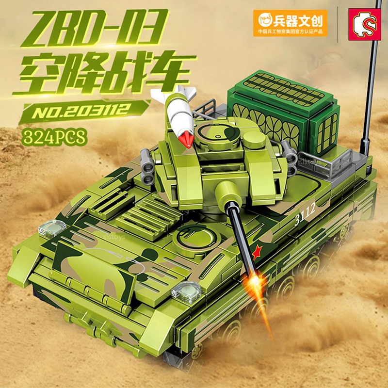 Jual Sembo Block 203112 ZBD-03 Airborne Armored IFV Battle Tank ...