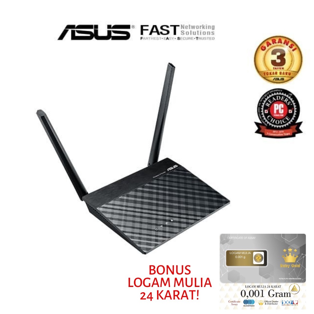 Jual Wireless Router ASUS RT-N12+ N300 / Wireless Router / Router ...