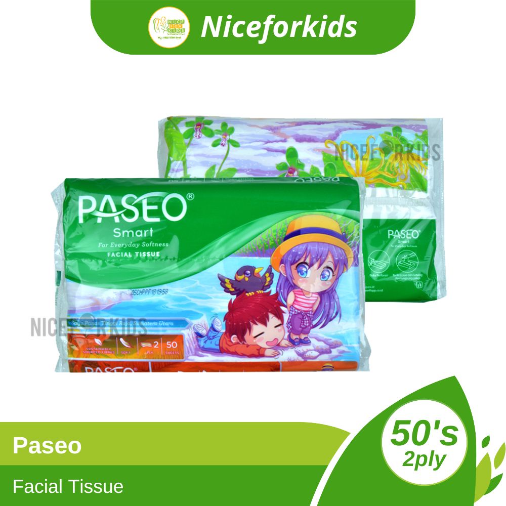Jual Paseo Smart Tissue 50's (2ply) / Facial Tissue | Shopee Indonesia