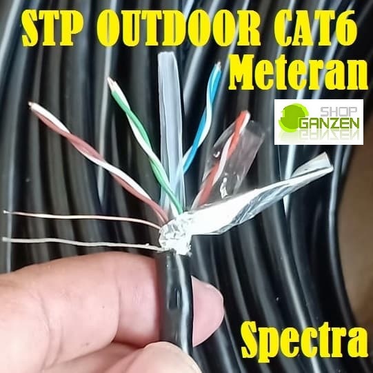 Jual Kabel LAN STP OUTDOOR Cat6 FTP Spectra (METERAN) | Shopee Indonesia