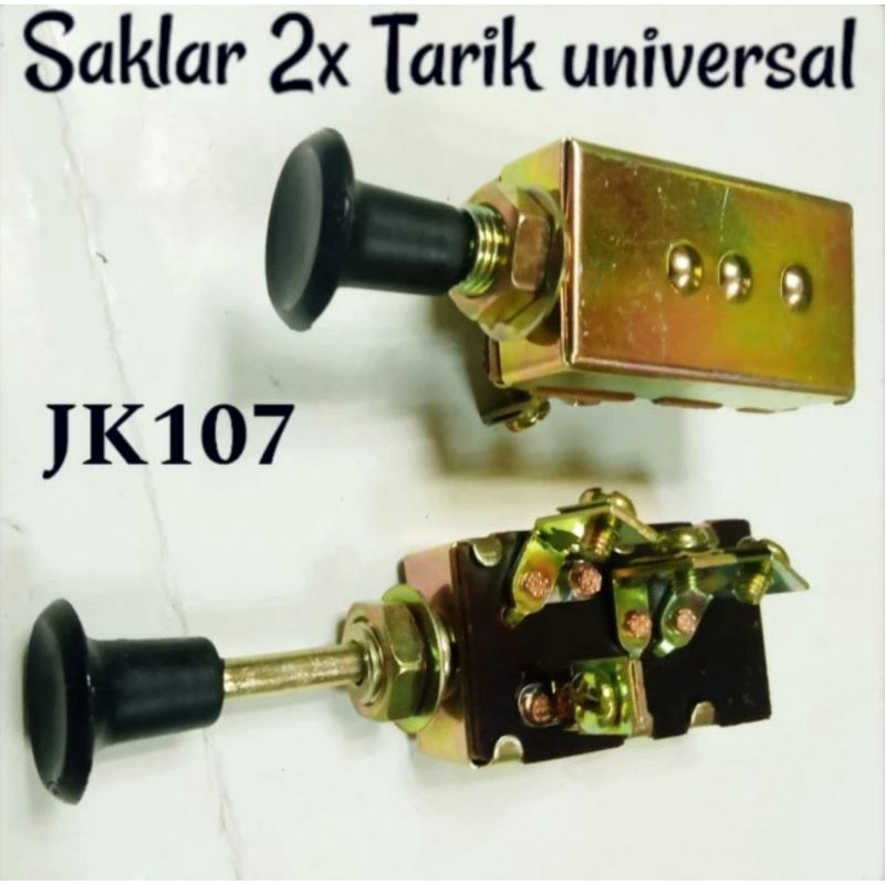 Jual Saklar Tarik On/Off Universal 2X Tarik JK107. | Shopee Indonesia