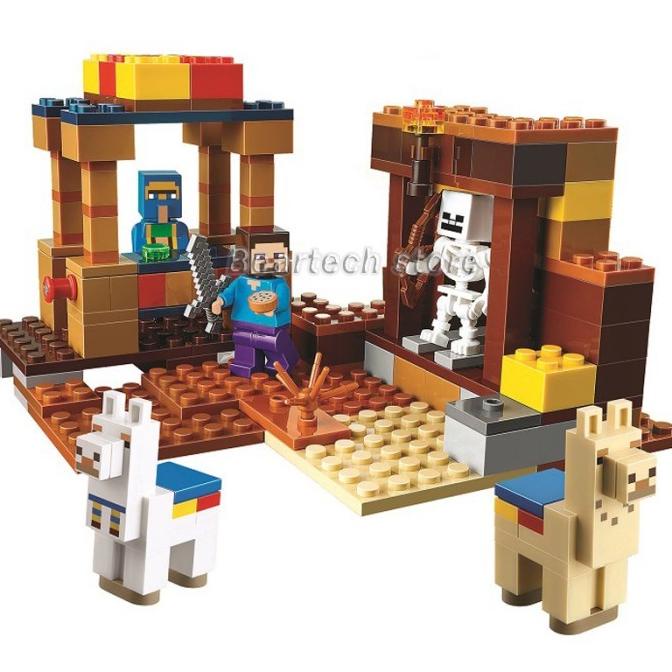 Jual Mainan Balok Bangunan Lego 21167 Desain Minecraft Untuk Anak ...