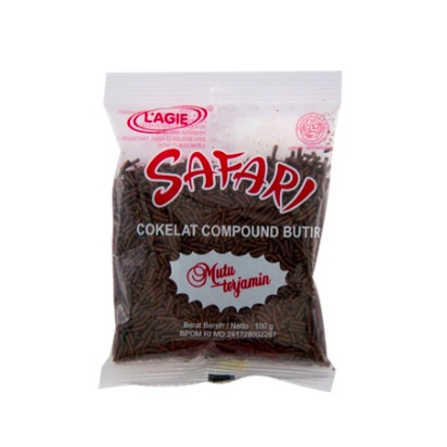 Jual Ceres Roti SAFARI Coklat Compound Butir (biasa & aneka warna) 100g ...