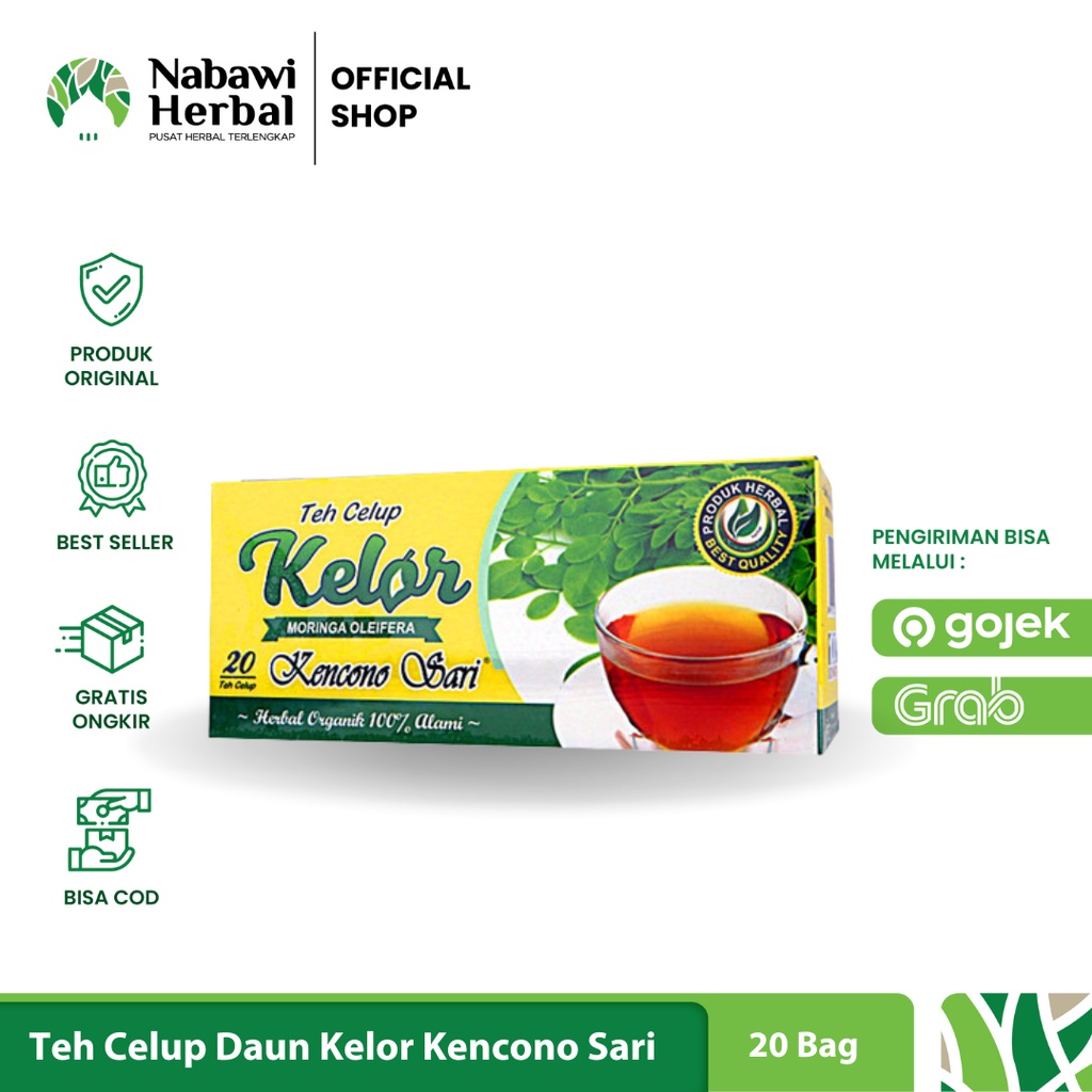 Jual KENCONO SARI - Teh Celup Daun Kelor | Shopee Indonesia