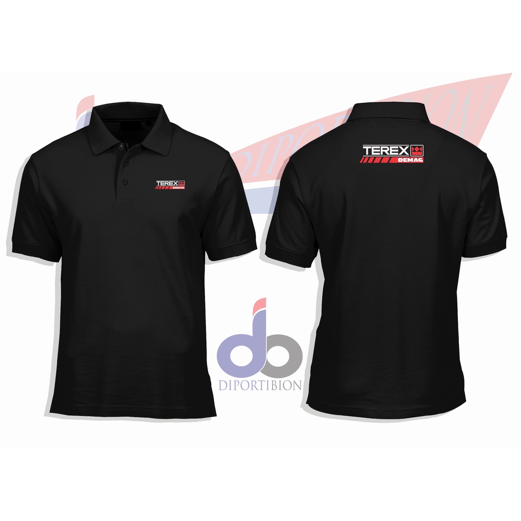 Jual KAOS POLO TEREX DEMAG LOGO / TEREX DEMAG LOGO KAOS POLO LENGAN ...