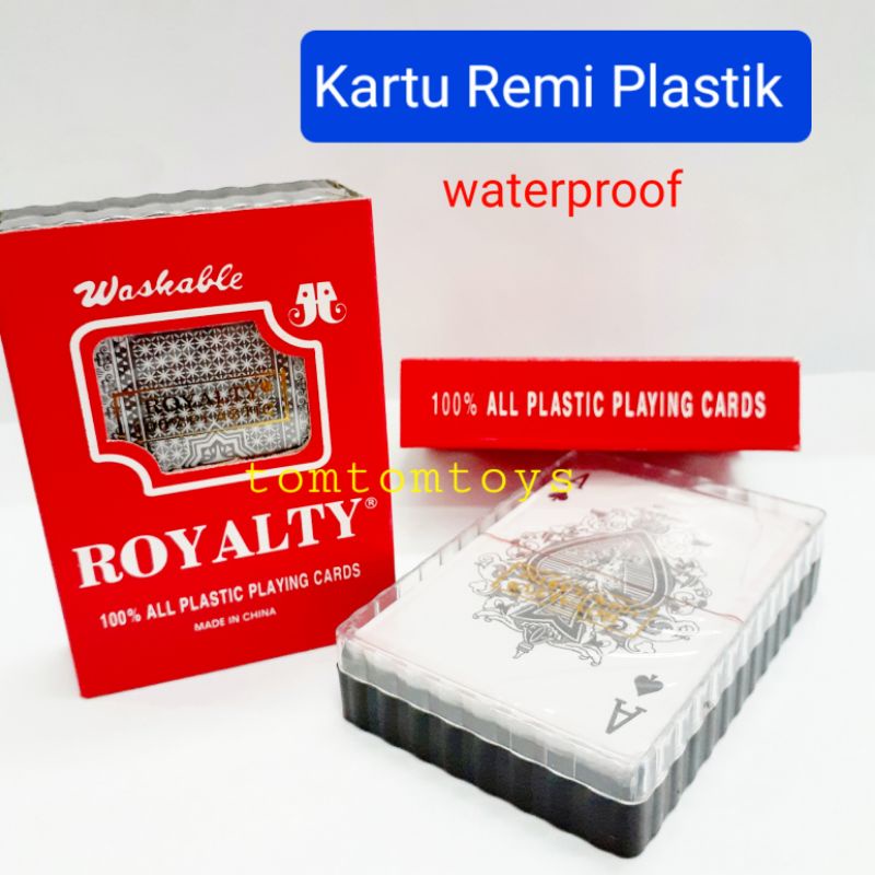 Jual KARTU REMI PLASTIK Waterproof Tahan Air Board Games | Shopee Indonesia