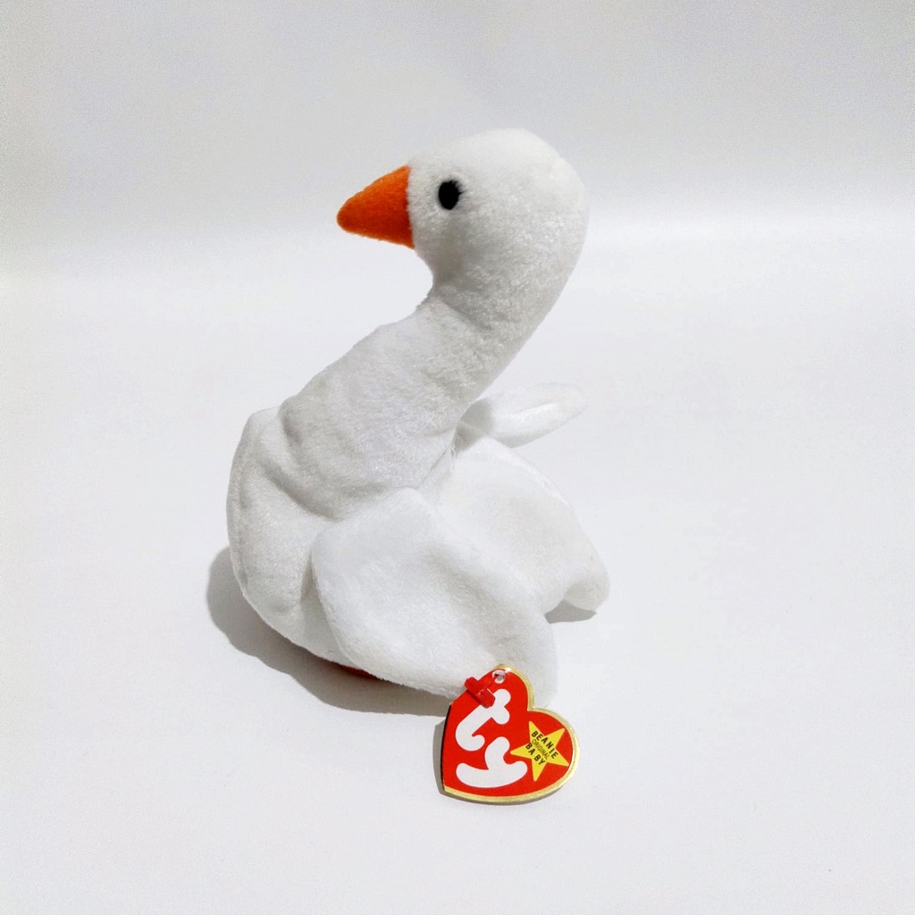 Jual Boneka Bebek Angsa Duckling Gracie TY Beanie Baby Original Plush ...