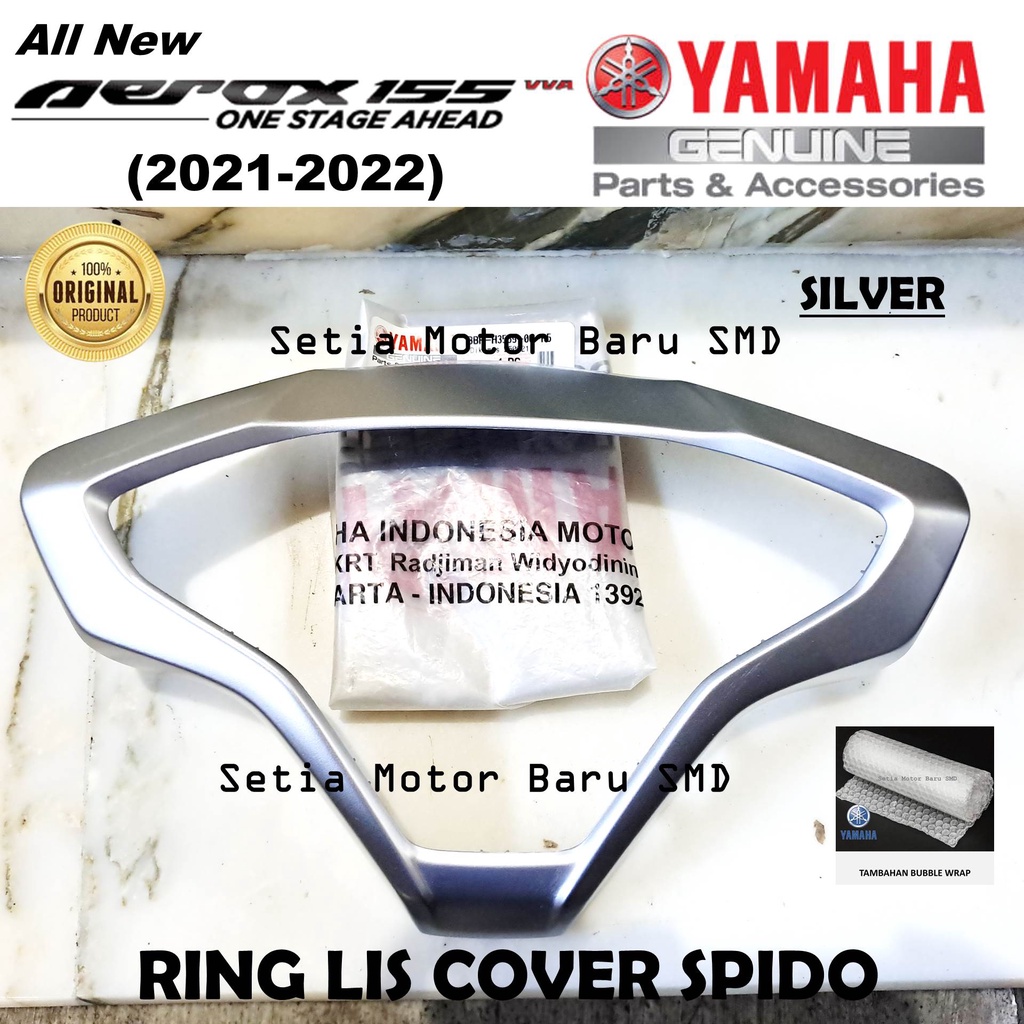 Jual Ring Lis Cover Meter Ring Spido Speedometer Silver All New Aerox ...