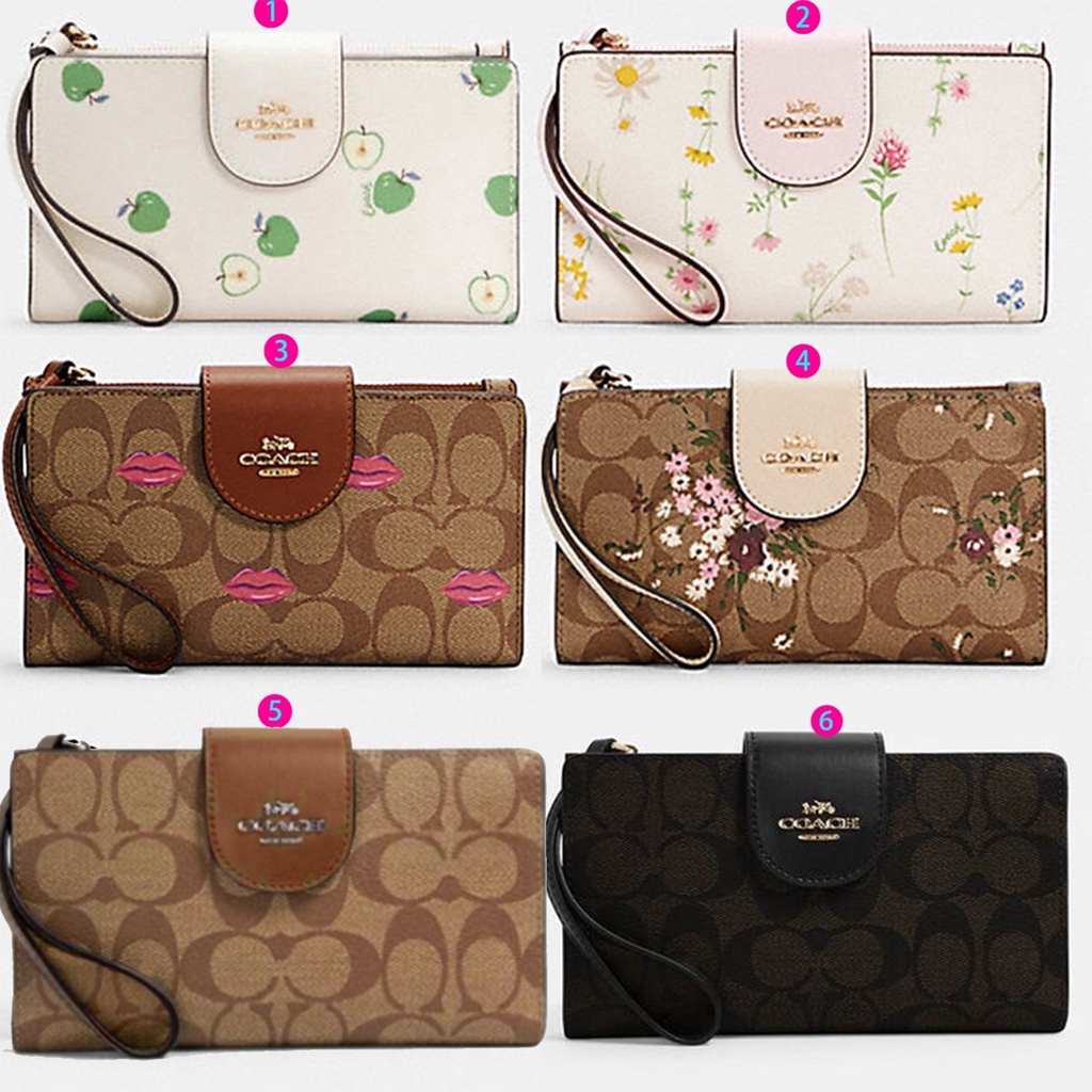 Jual (SameDay Grab) 2874 3722 4607 3371 coach Tech Phone Wallet In ...