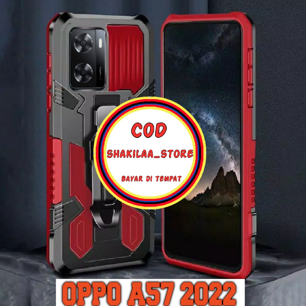 Jual CASE HP OPPO A57 2022 CASING STANDING BACK KLIP HARD CASE ROBOT NEW COVER | Shopee Indonesia