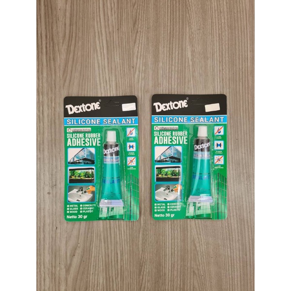 Jual Lem kaca /Silicone Sealant DEXTONE CLEAR 30gram | Shopee Indonesia