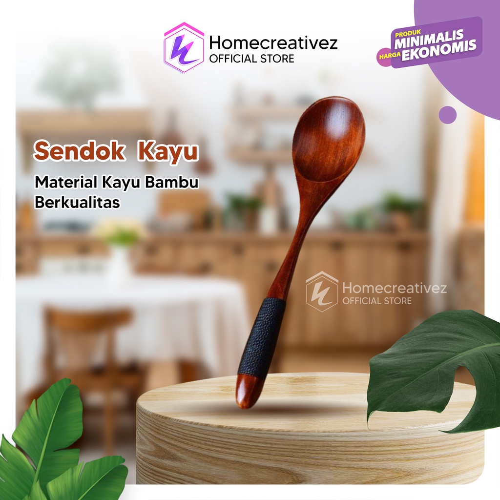 Jual Sendok Makan Kayu / Centong Sayur Bahan Kayu Wooden Spoon | Shopee ...