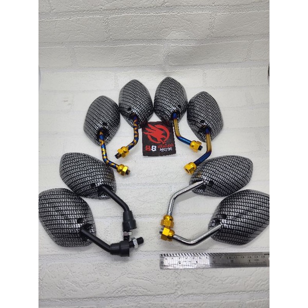 Jual Spion Beat Karbon Mini Twotone Dan Crome - Spion Honda Gagang Mini ...