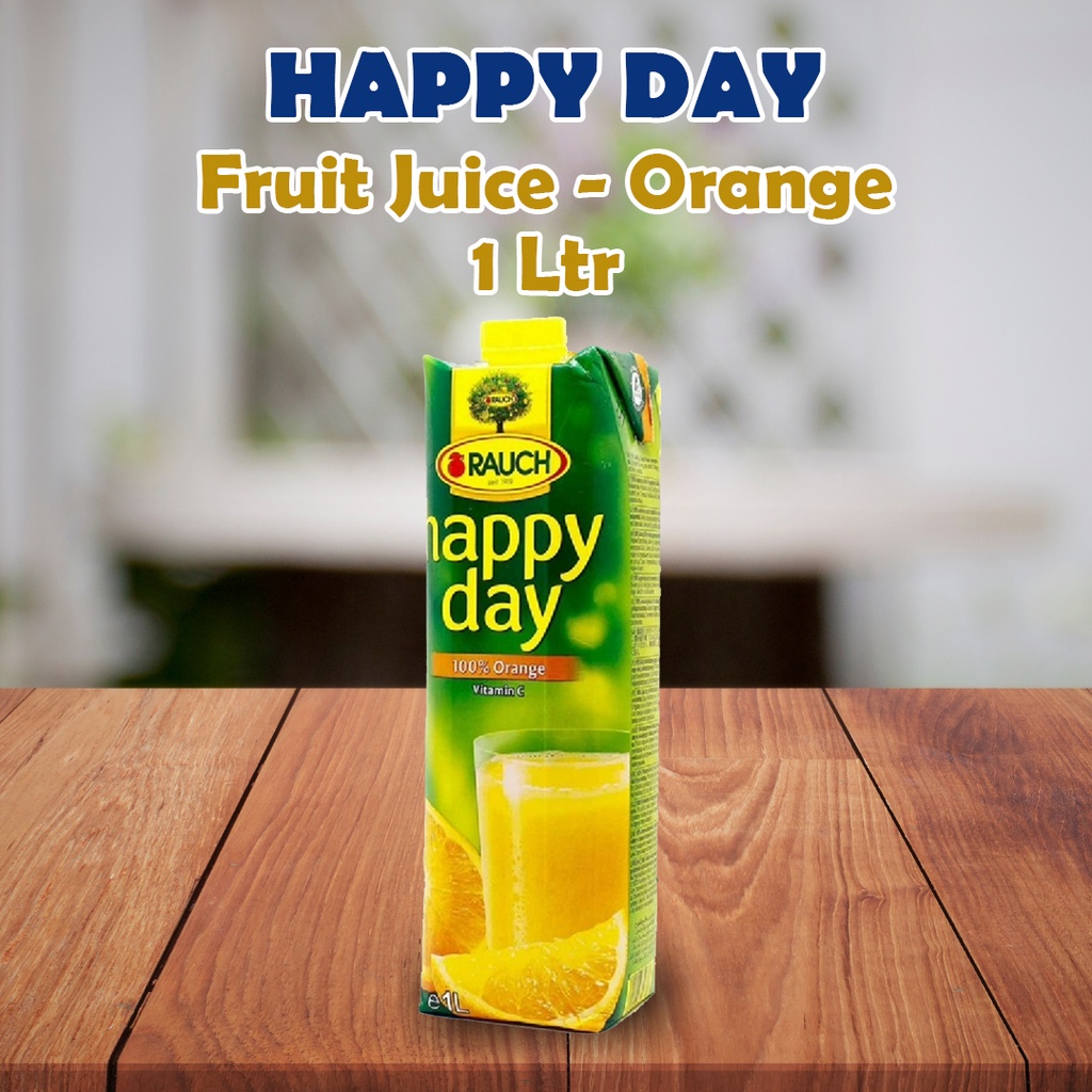 Jual Rauch Happy Day Fruit Juice 1 Liter - Orange | Shopee Indonesia