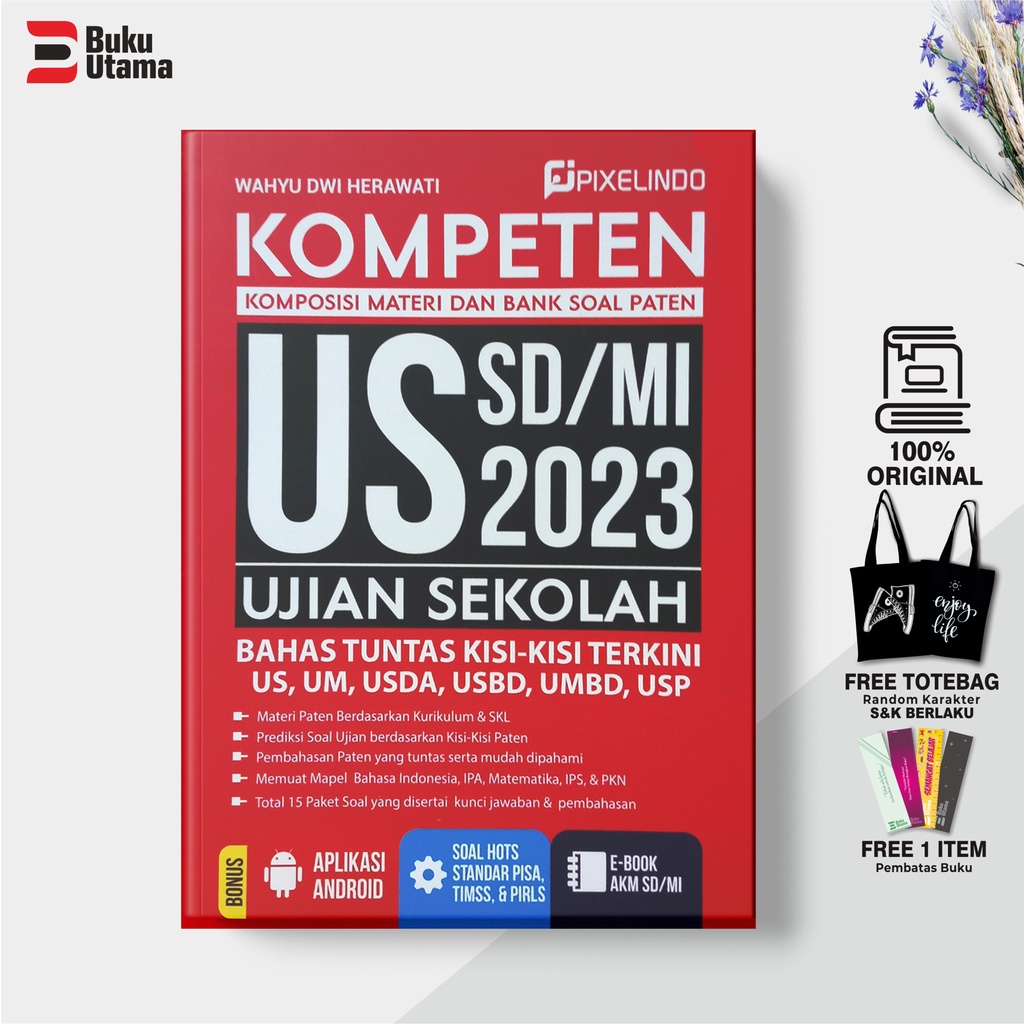 Jual TERBARU 2023 Buku KOMPETEN BAHAS KISI-KISI US/Ujian Sekolah SD/MI 2023 | Shopee Indonesia