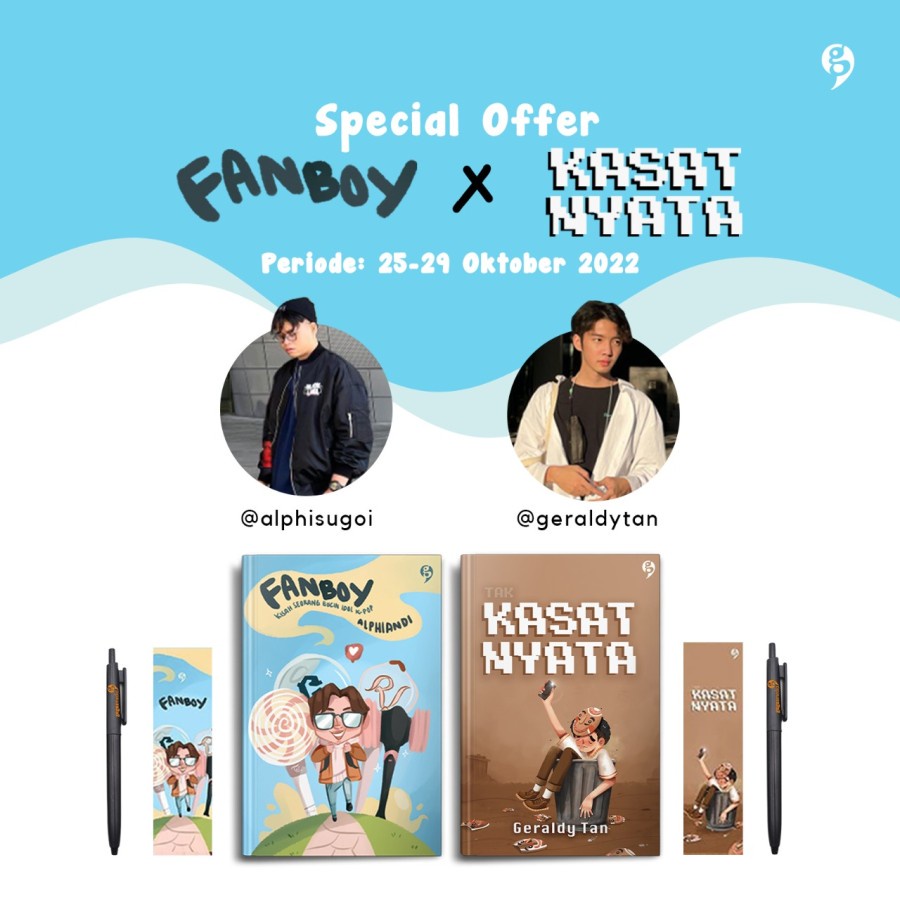 Jual Novel Fanboy / Tak Kasat Nyata - Alphiandi / Geraldy Tan | Shopee Indonesia
