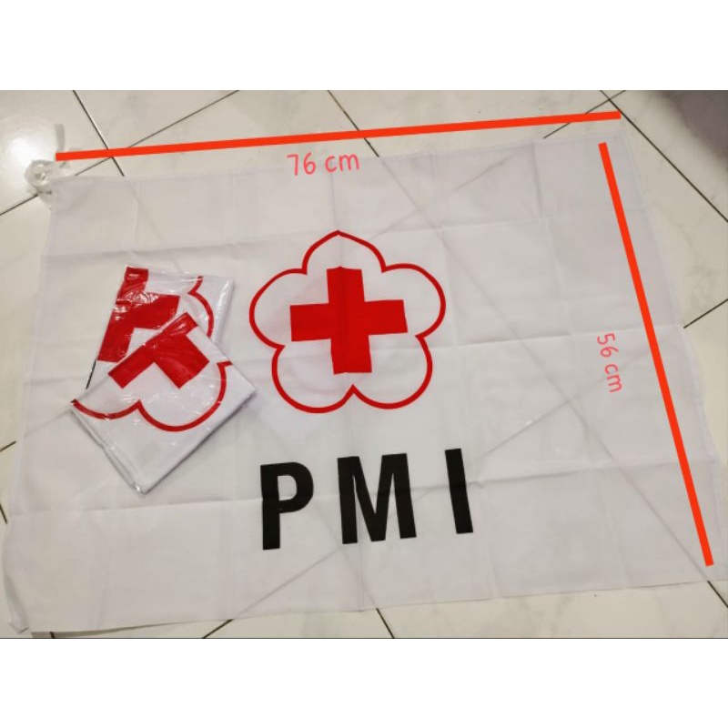 Jual bendera Palang Merah Indonesia PMI | Shopee Indonesia