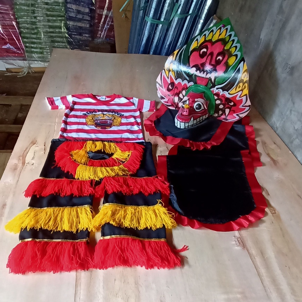 Jual Setelan kaos Reog dan Celana Barongan siap pakai full embong ...
